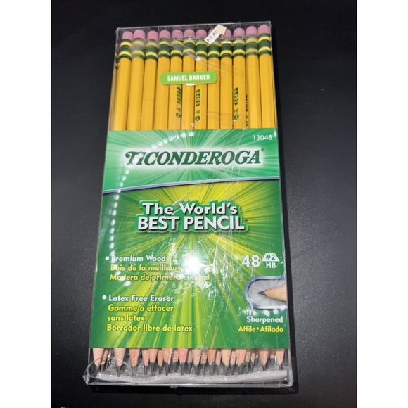Ticonderoga | Office | Ticonderoga Number 2 Classic Yellow Pencil Wood ...